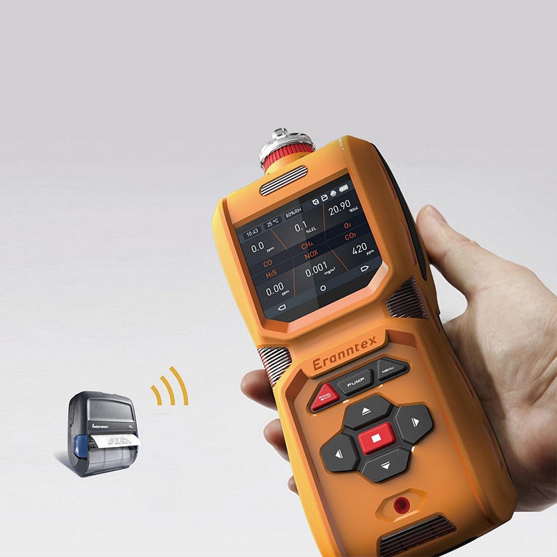 Portable six in one multi-gas detector